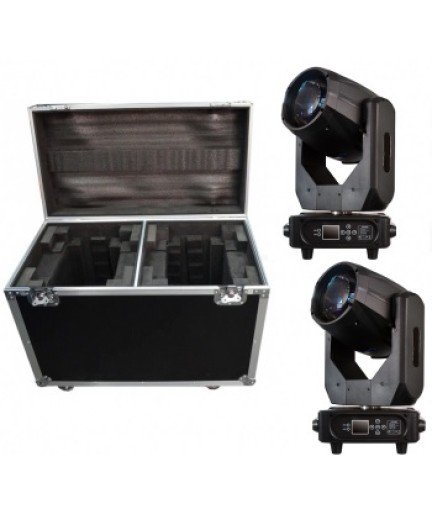 BIG DIPPER - BDLB250K - KIT 2x BEAM 250W MOVING HEAD + FLIGHT CASE BD ...
