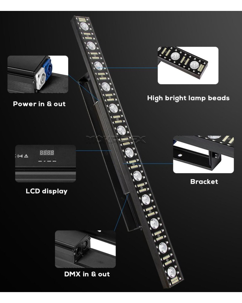 LIGHT SOLUTIONS - il8043 - KIT DE 8 BARRAS LED con CASE il8043