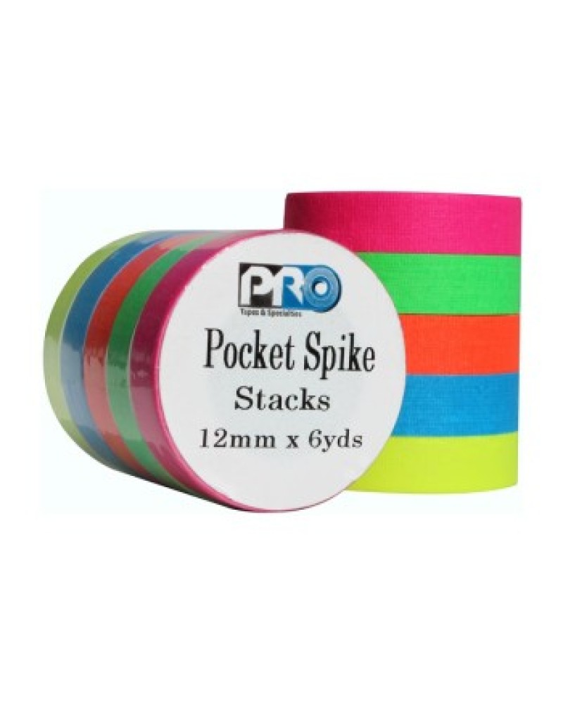 PRO TAPES - GFFK - CINTA GAFFER SET POCKET FLUOR