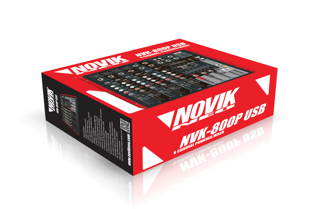NOVIK - NVK800P - Power Mixer NVK 800P USB